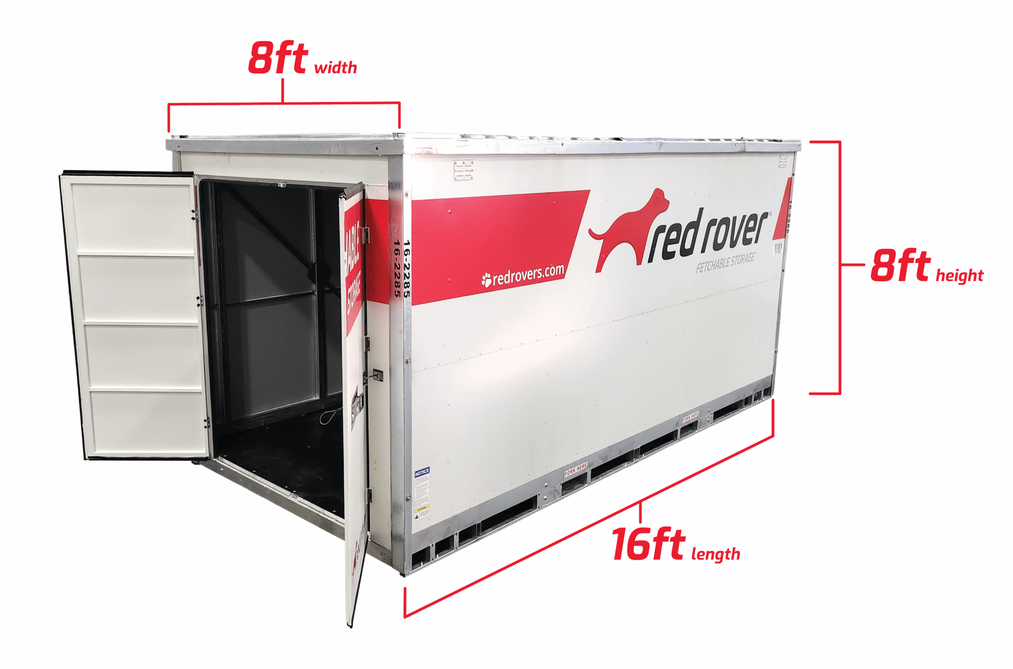 16-Foot Portable Storage Container | Red Rover Large Moves